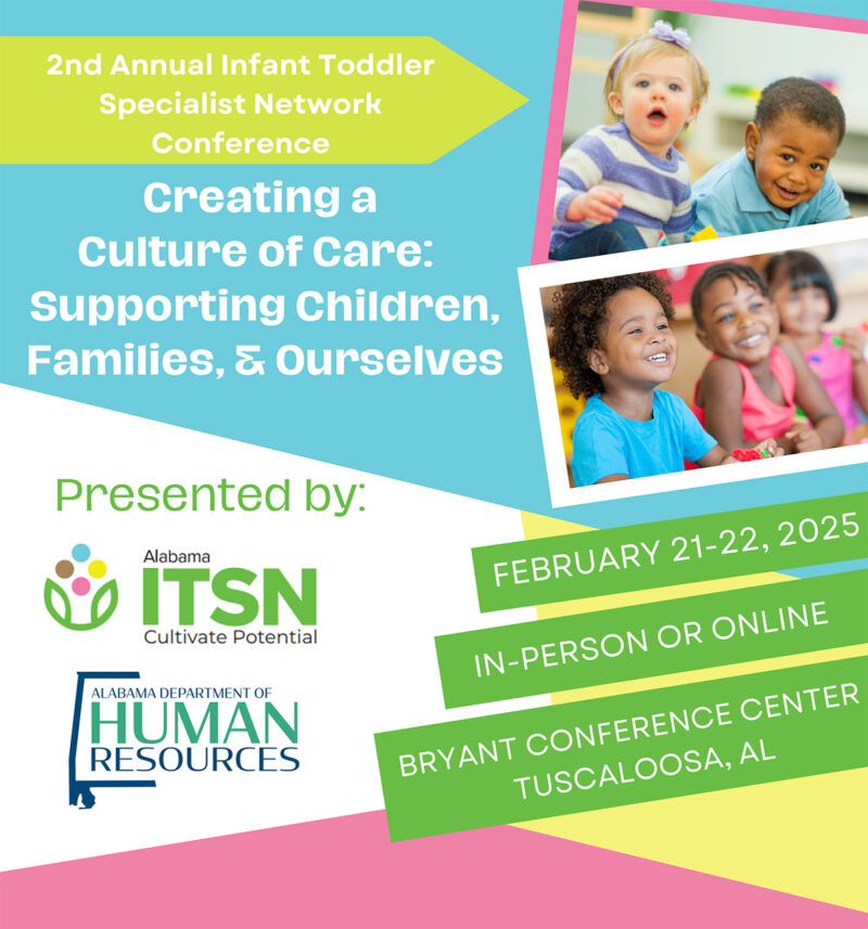 ITSN 2025 Conference - Alabama Infant Toddler Specialist Network